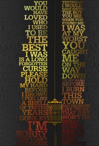 30+ New Creative & Crazy Typography Design Posters of 2012