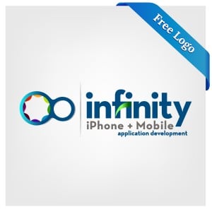 Free Vector Infinity iPhone + Mobile Application Development Logo Download