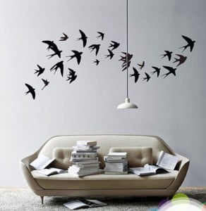 50+ Beautiful Designs Of Wall Stickers / Wall Art Decals To Decor Your ...