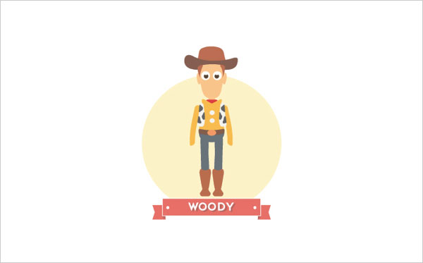 Minimalist Pixar & Disney Movies Character Icons By Mirko Landi (Artist ...
