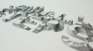 Amazing 3D Typography Experiment by Lex Wilson