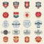 100 Free Vector Vintage Badges, Stickers & Stamps in Ai, EPS Format