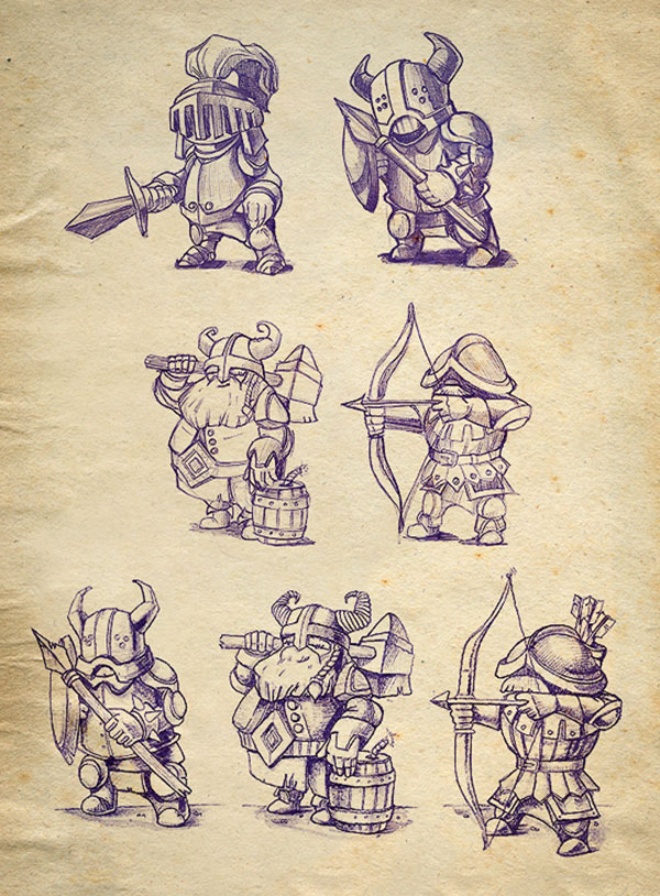 Inspiring Examples Of Character Design Sketching By Mike