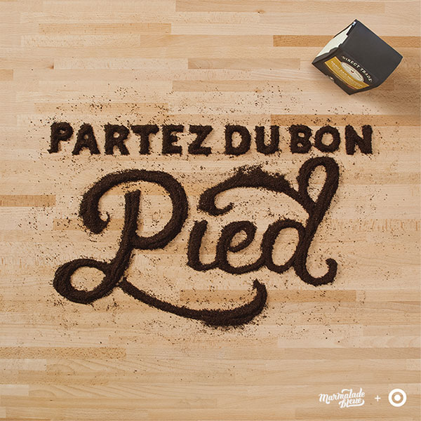 Creative Examples of Food Typography by Marmalade Bleue