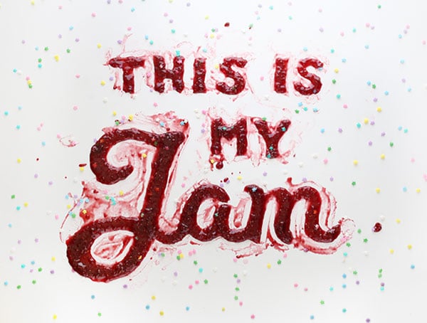 Creative Examples of Food Typography by Marmalade Bleue
