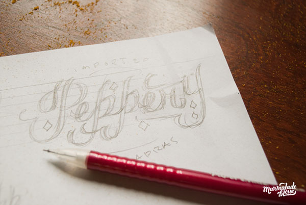 Creative Examples of Food Typography by Marmalade Bleue