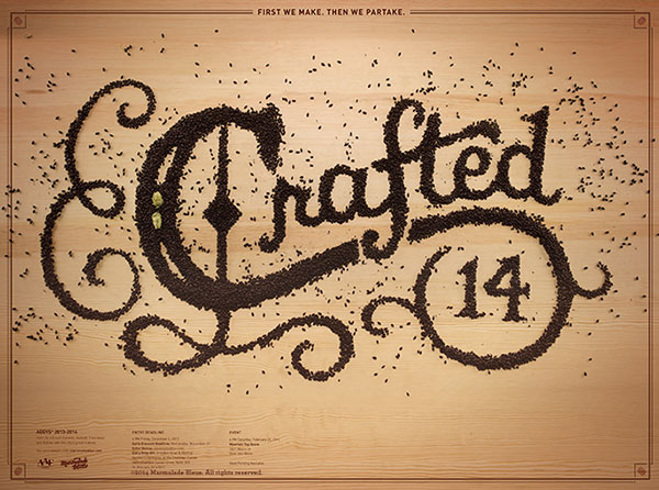 Creative Examples of Food Typography by Marmalade Bleue