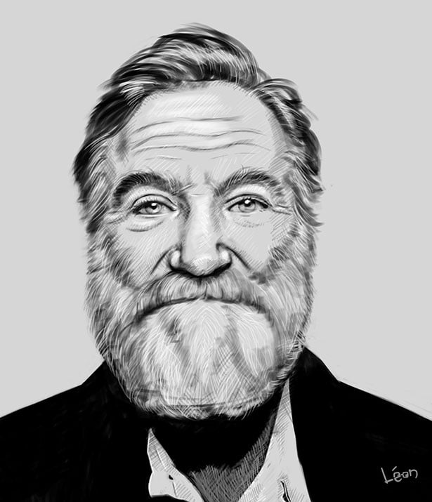 A Worldwide Tribute To Robin Williams by Artists