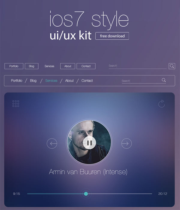 20+ Free Best Web Ui Elements & Mobile GUI Design Kits of 2014