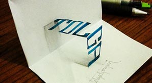 3D Lettering | A Unique Concept for Calligraphers & Typographers