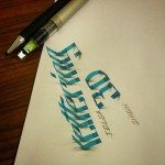 3D Lettering | A Unique Concept for Calligraphers & Typographers