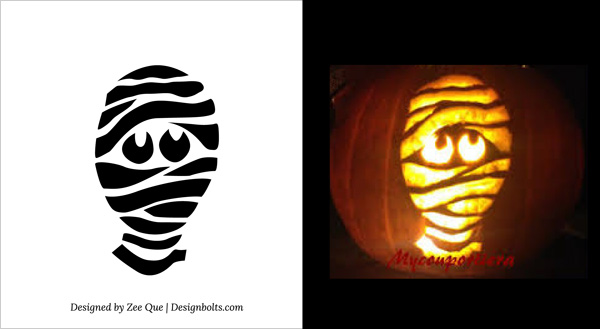5 Best Halloween Scary Pumpkin Carving Stencils 2013
