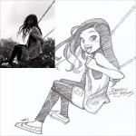 75 Strangers as Anime-Inspired Sketches by Rober DeJesus