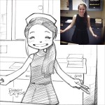 75 Strangers as Anime-Inspired Sketches by Rober DeJesus