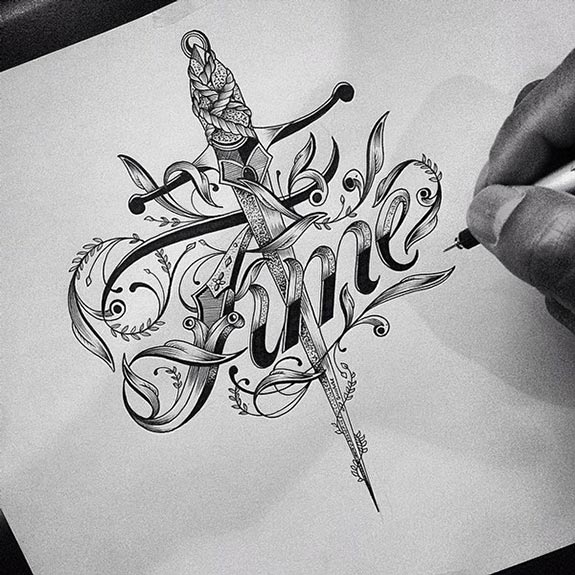 Beautiful Detailed Hand Lettering Artworks by Raul Alejandro