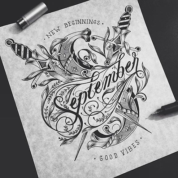 Beautiful Detailed Hand Lettering Artworks by Raul Alejandro