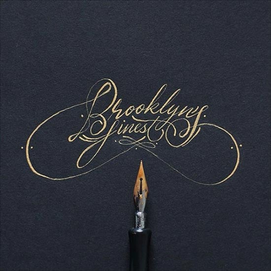 50+ Beautiful Hand Drawn Lettering & Calligraphy Designs by Ricardo ...