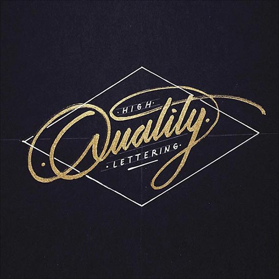 50+ Beautiful Hand Drawn Lettering & Calligraphy Designs by Ricardo ...
