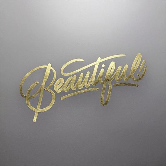 50+ Beautiful Hand Drawn Lettering & Calligraphy Designs by Ricardo ...