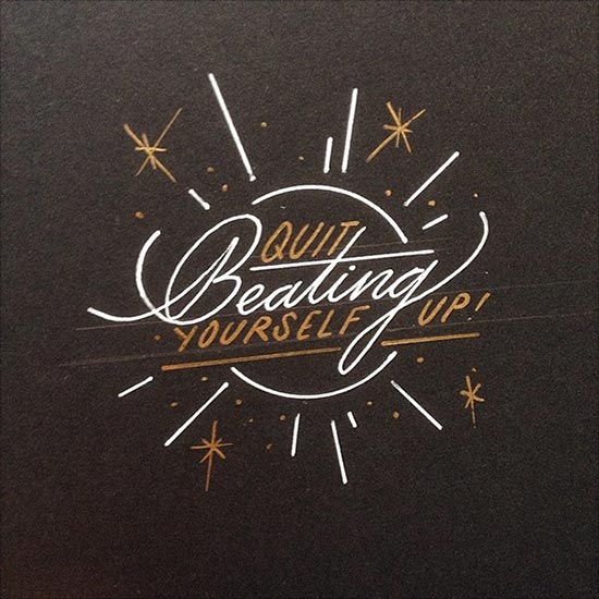 50+ Beautiful Hand Drawn Lettering & Calligraphy Designs by Ricardo ...