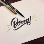 35 Inspiring Futuristic Lettering & Calligraphy Examples by David Milan