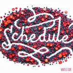 50+ Inspiring Food / Object Lettering Projects by Becca Clason