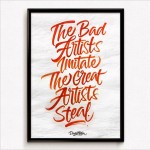 70+ Inspiring Futuristic Lettering & Calligraphy Examples by David Milan