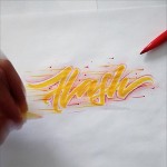 70+ Inspiring Futuristic Lettering & Calligraphy Examples by David Milan