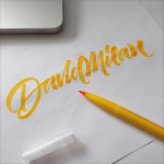 70+ Inspiring Futuristic Lettering & Calligraphy Examples by David Milan