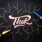 70+ Inspiring Futuristic Lettering & Calligraphy Examples by David Milan