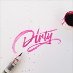 70+ Inspiring Futuristic Lettering & Calligraphy Examples by David Milan