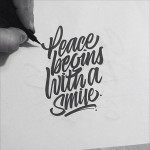 70+ Inspiring Futuristic Lettering & Calligraphy Examples by David Milan