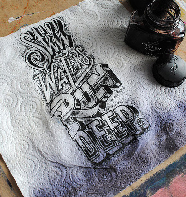 30+ Stunning Hand Drawing Lettering Art by Rob Draper