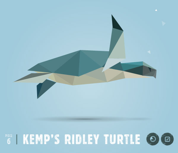 A Beautiful Series of Polygonal Graphic Art Animals with Pure CSS