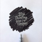 75+ Inspiring Brushpen & Crayola Lettering Examples by David Milan