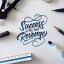 75+ Inspiring Brushpen & Crayola Lettering Examples by David Milan