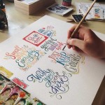 35+ Beautiful Inspiring Ink & Watercolor Hand Lettering Projects by ...