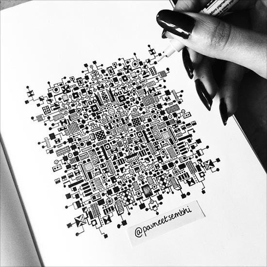 25+ Super Duper Detailed Ink Drawings by Pavneet Sembhi