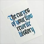 40+ Beautiful Inspirational Gothic Hand Lettering by Sachin Inspiration