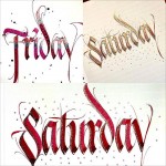 40+ Beautiful Inspirational Gothic Hand Lettering by Sachin Inspiration