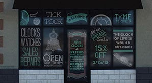 10 Awesome Shop Window Graphics / Signage for Storefront