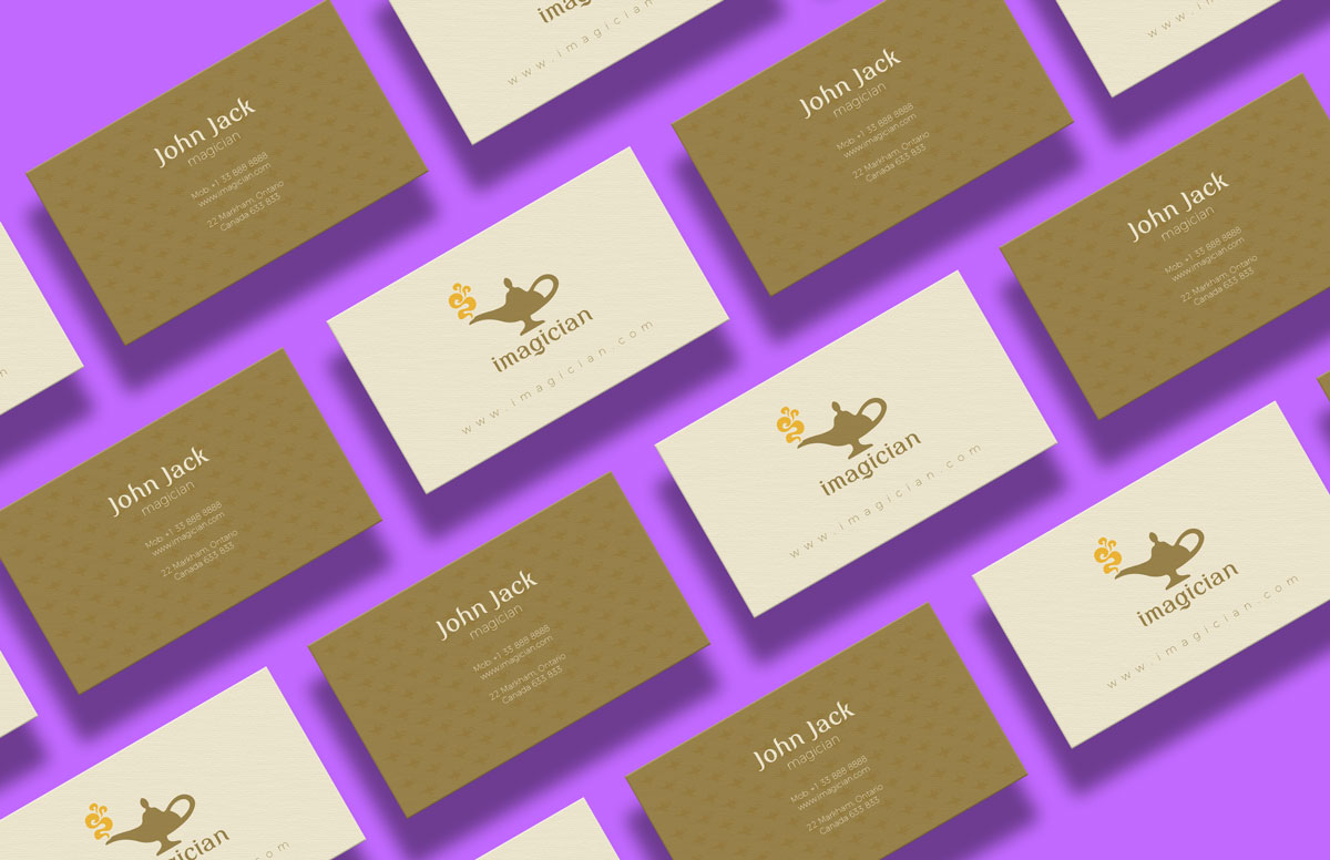 Free Business Card Design Template Mock up PSD File
