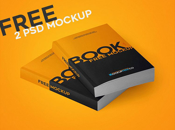 70+ Free Hardcover & Paperback Book Mockup PSD Files