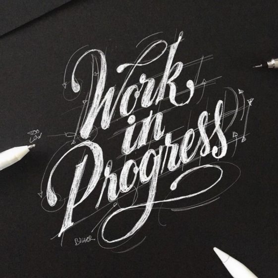 30+ Different Typography Art Styles Created on iPad for Inspiration ...