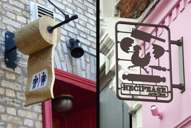 20 Outdoor / Indoor Creative Sign Design Ideas For Inspiration ...