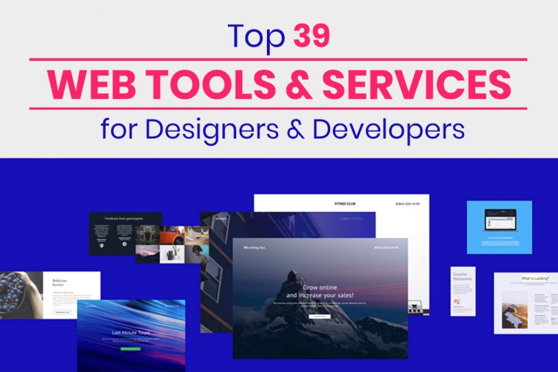 The Top 35+ Web Tools & Services for Designers and Developers - Designbolts