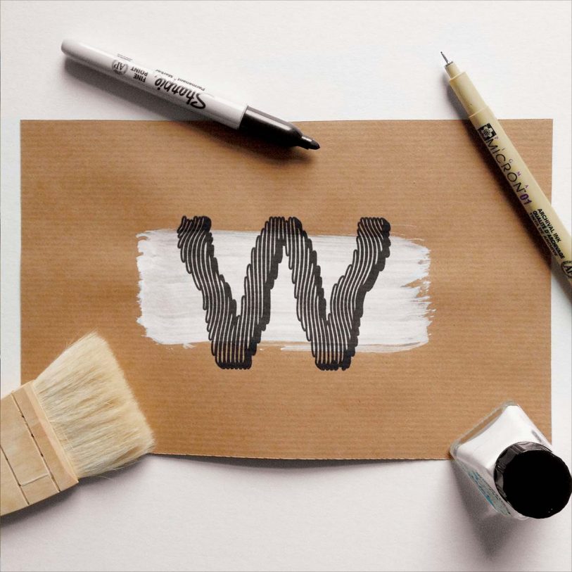 Hand Lettering on Kraft Paper | A New Calligraphy Experiment by ...