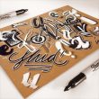 Hand Lettering on Kraft Paper | A New Calligraphy Experiment by ...