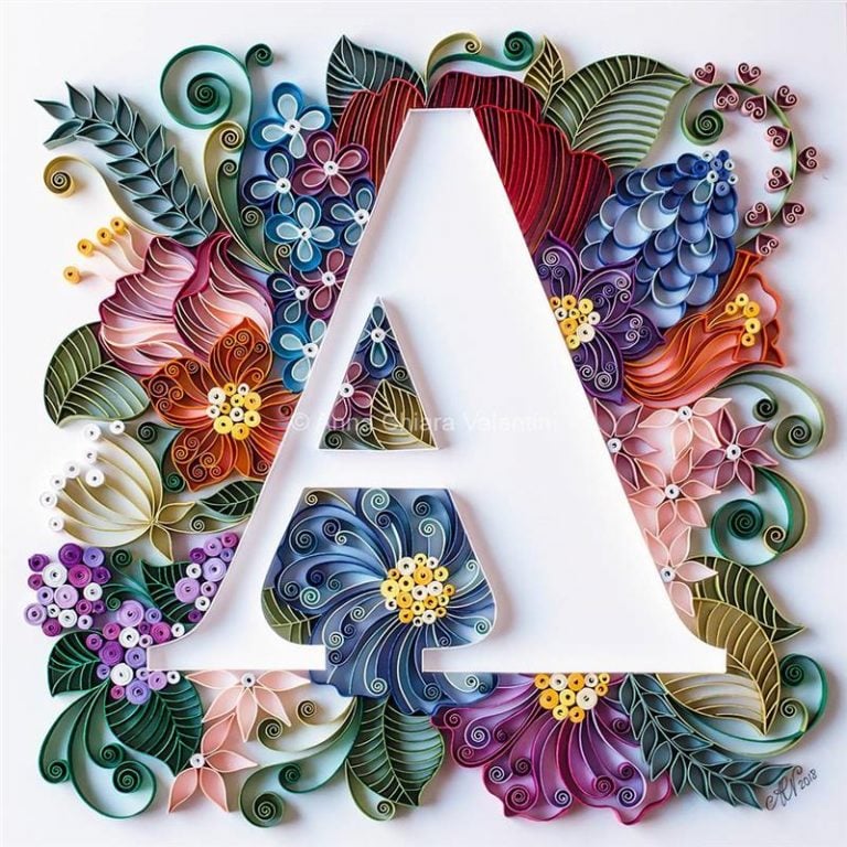 40+ Examples of Creative Paper Typography Art By Anna Chiara Valentini ...