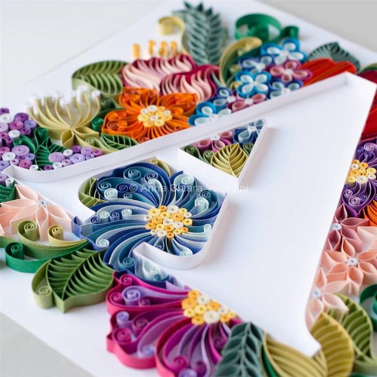 40+ Examples of Creative Paper Typography Art By Anna Chiara Valentini ...